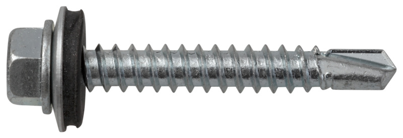 Bohrschrauben Sechskantkopf mit angepresster Scheibe und EPDM Dichtscheibe DIN 7504-K | SWG ...